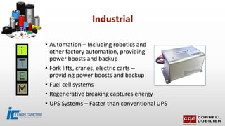 Supercapacitor module applications for customers | PDF