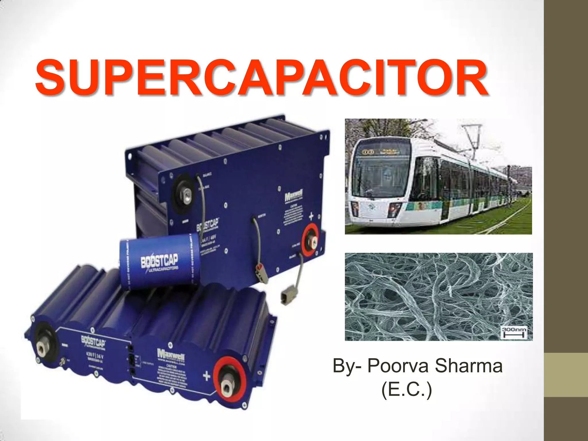 Supercapacitors | PPTX