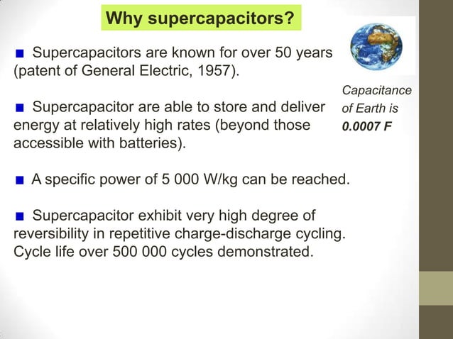 Supercapacitors | PPTX | Power and Energy Industry | Industries