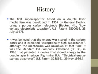 Supercapacitors | PPTX