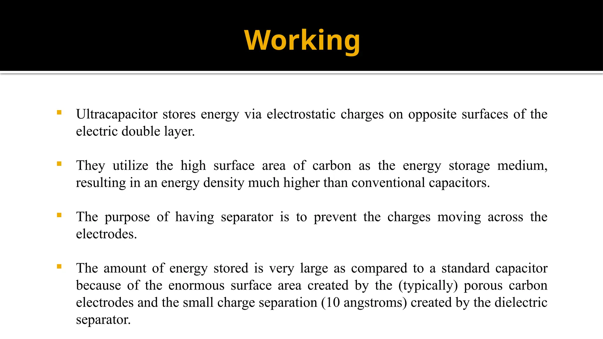 A basic introductions to Supercapacitors | PPT | Free Download