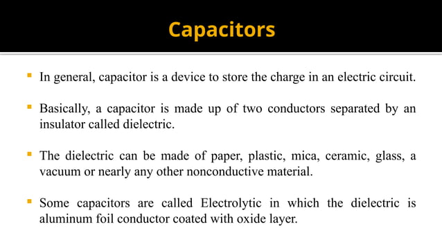 A basic introductions to Supercapacitors | PPT | Free Download