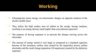 A basic introductions to Supercapacitors | PPTX