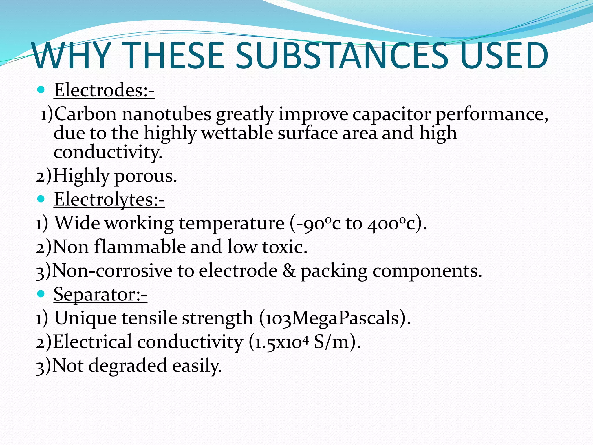 Supercapacitors ppt hhd | PPTX