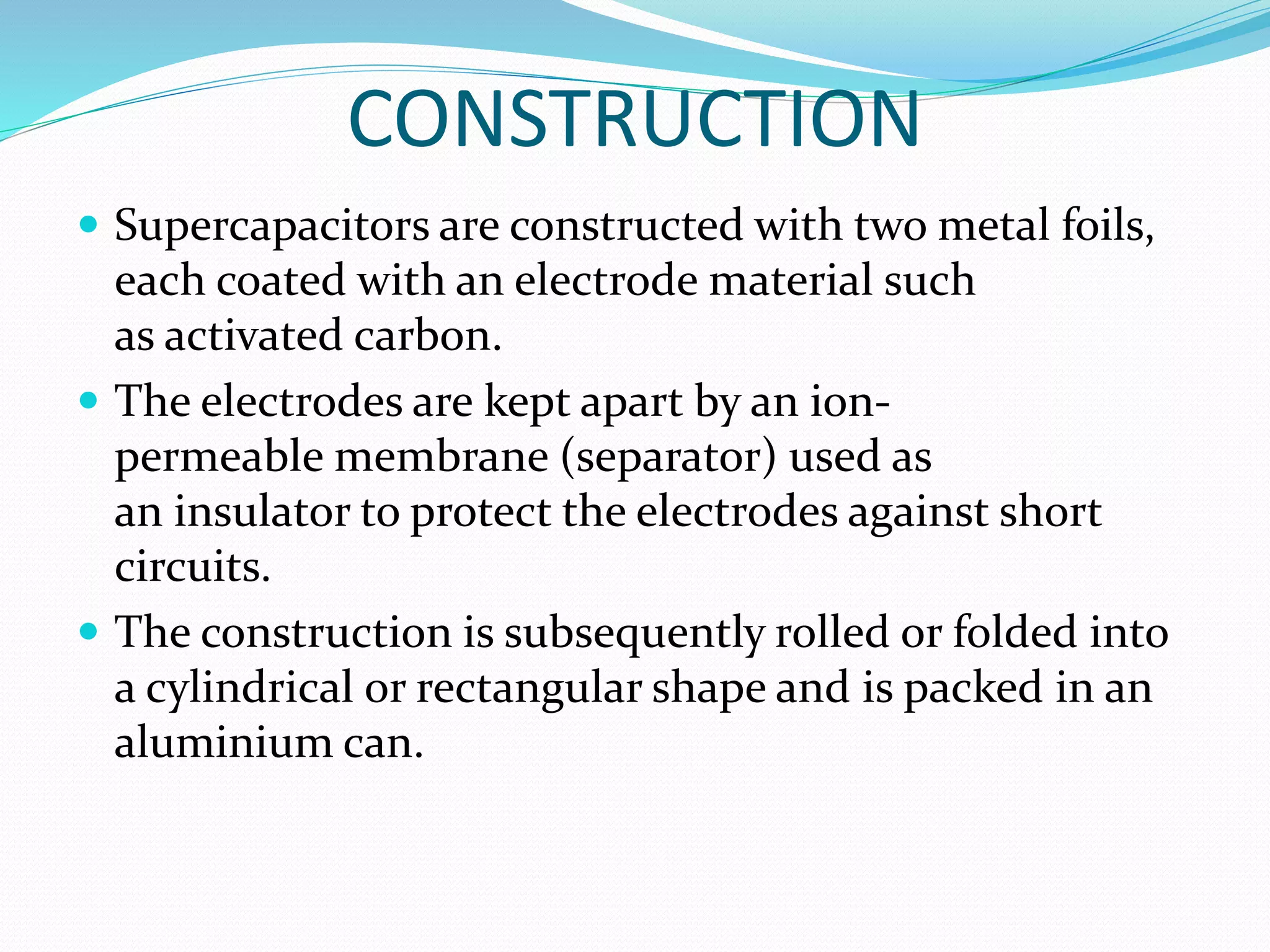 Supercapacitors ppt hhd | PPTX