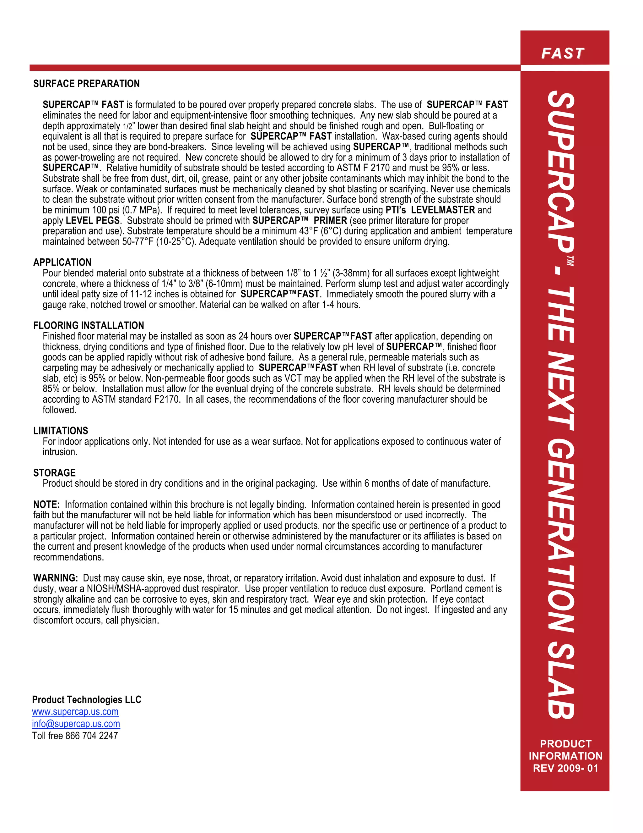 Supercap fast data_sheet | PDF