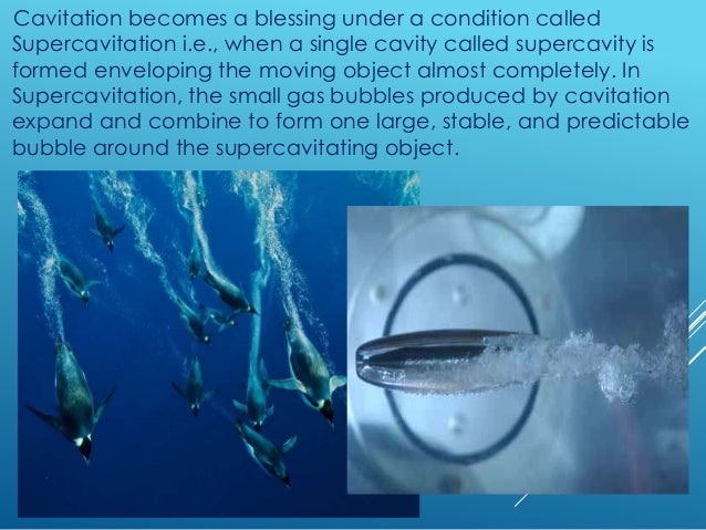 SUPERCAVITATION