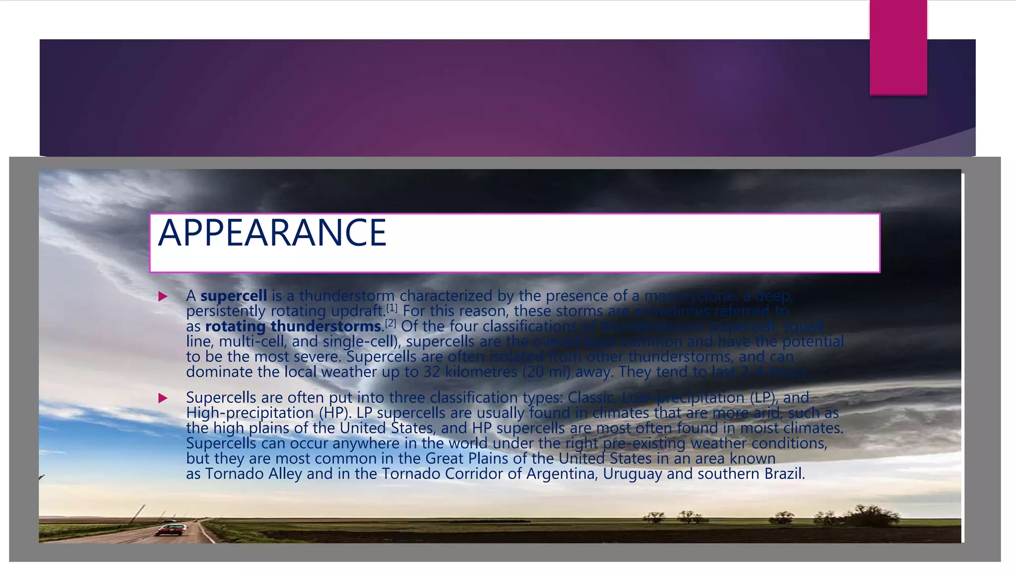 Supercell storms (finished) | PPTX