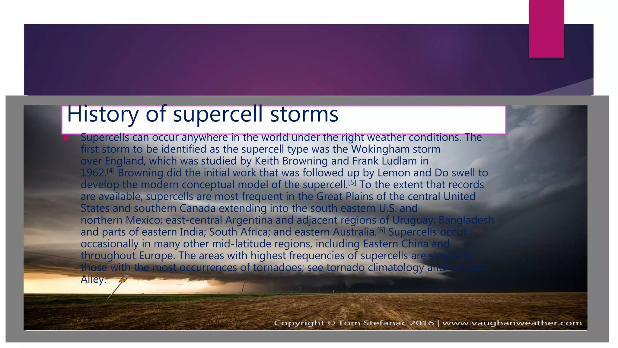 Supercell storms (finished) | PPTX