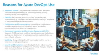 Supercharge Azure DevOps with Advanced Scheduling and Robust Project Management | PPT