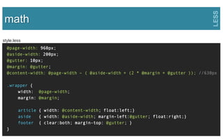Supercharged HTML & CSS | PPT