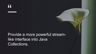 Supercharged java 8 : with cyclops-react | PPT