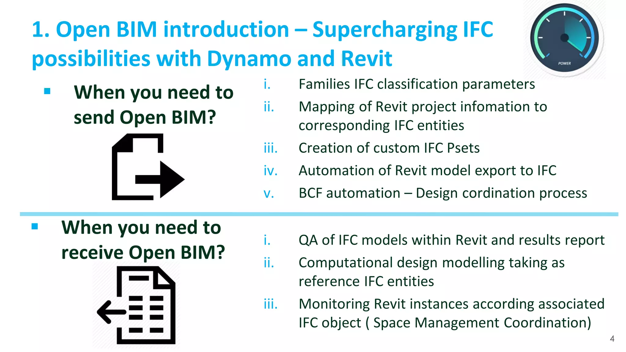 Supercharge Open BIM : Dynamo for IFC and BCF | PDF