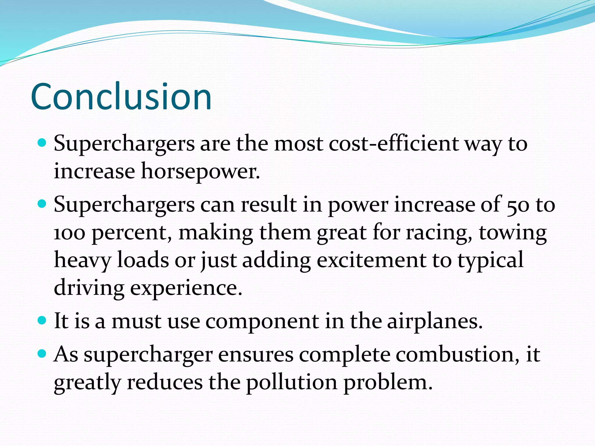 Supercharger | PPTX