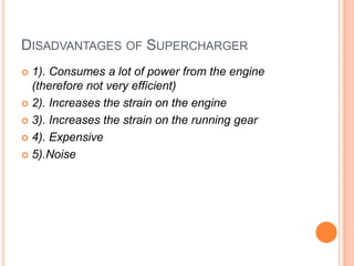 Supercharger | PPTX
