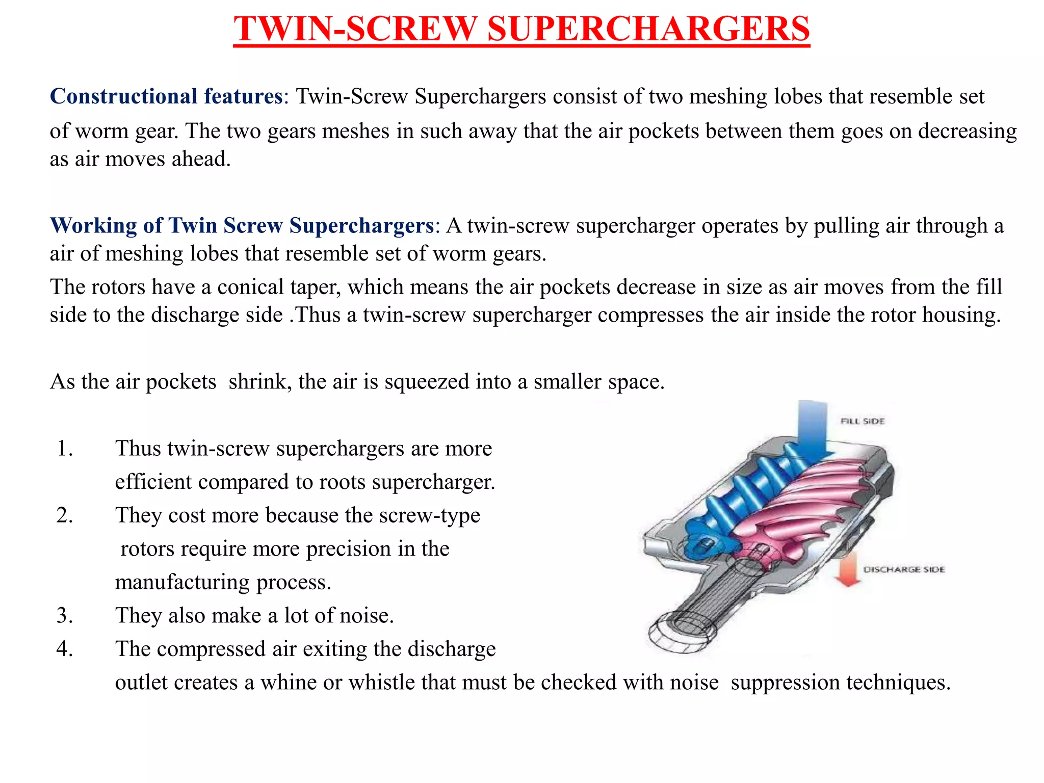 Supercharger in automobile | PPTX