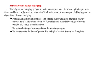 Supercharger in automobile | PPTX