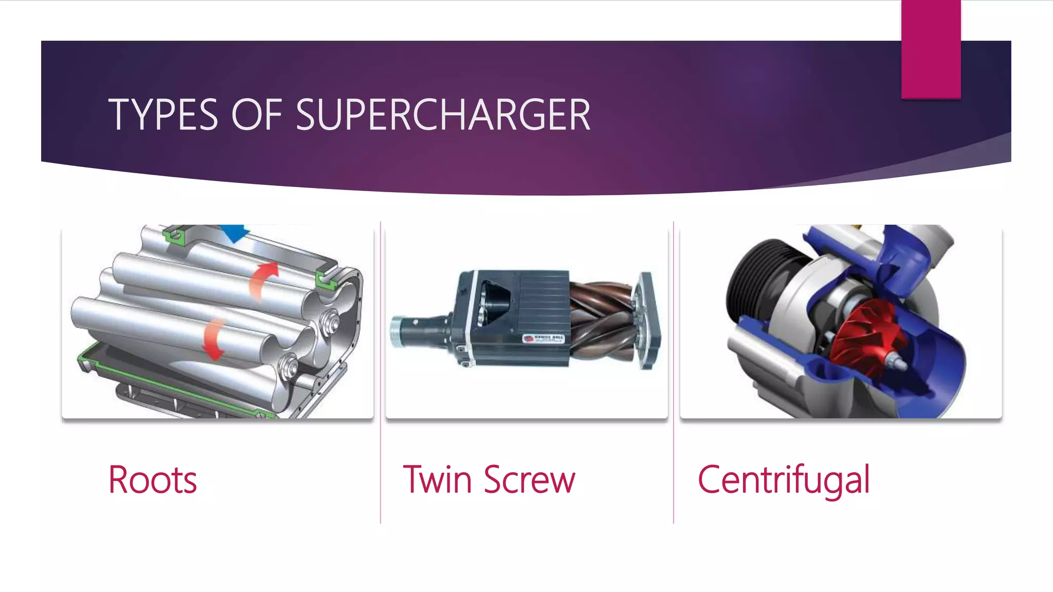 Supercharger vs turbocharger | PPTX