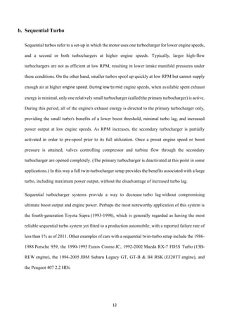 Supercharger vs turbocharger | PDF