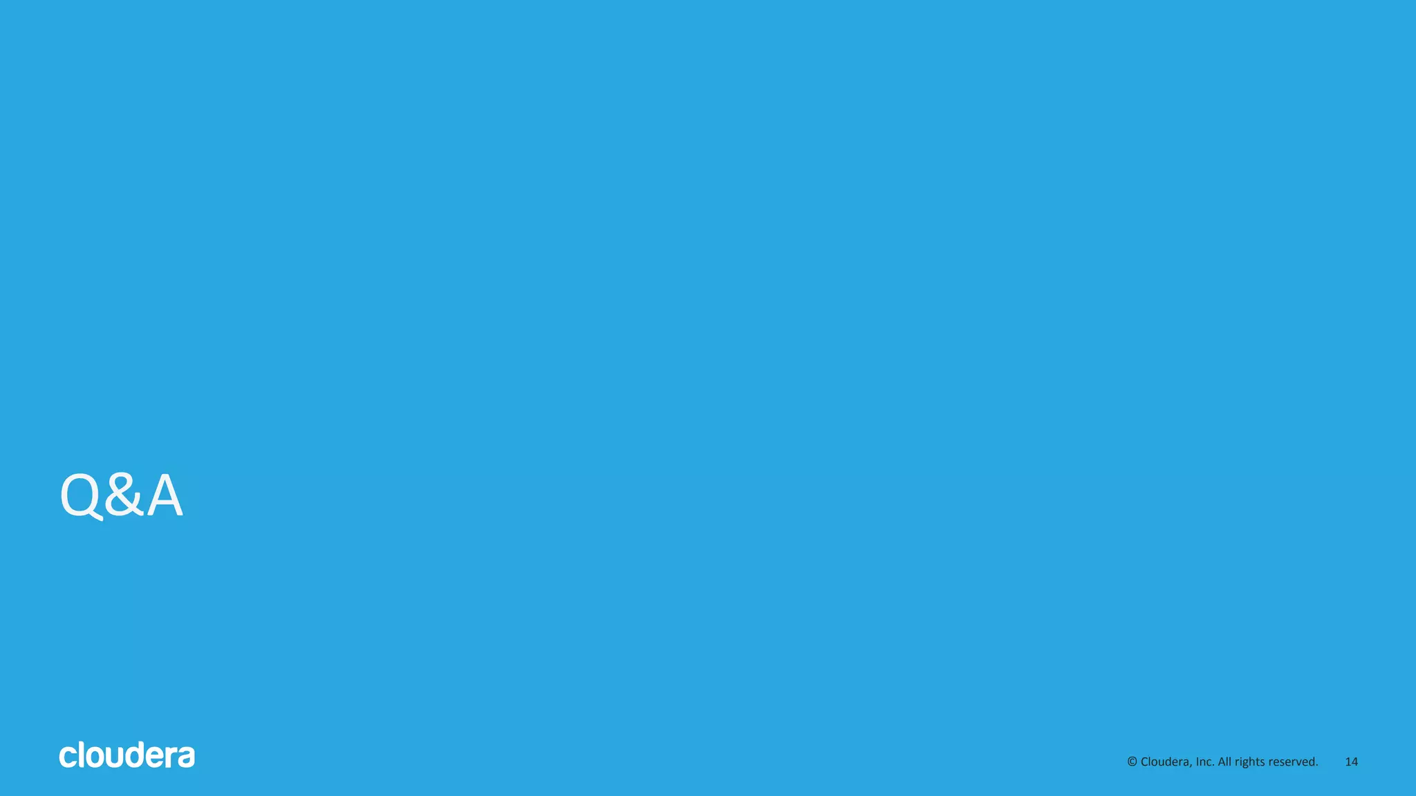 Supercharge Splunk with Cloudera | PPT