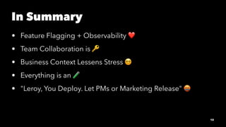 stackconf 2023 | Cooking up o11y w/ Feature Flagging by Alayshia ...