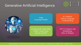 Supercharging your Data with Azure AI Search and Azure OpenAI | PPTX