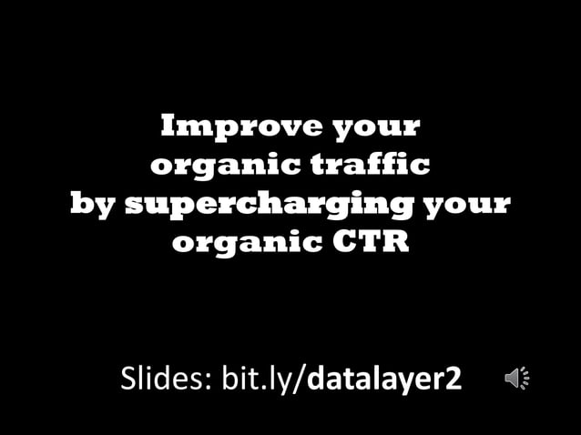 Supercharging your Organic CTR | PDF