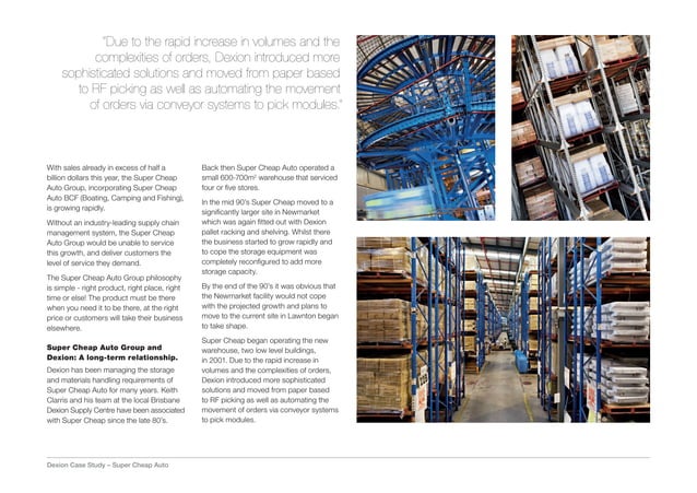 Supercheap auto case study | PPT