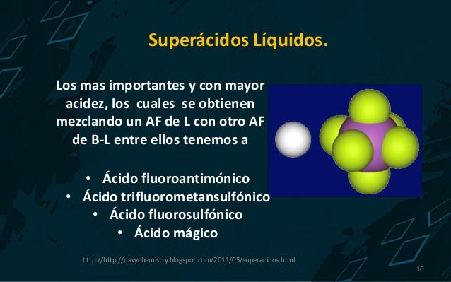 Superácidos.