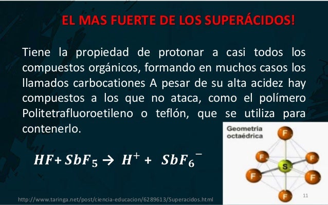 Superácidos.