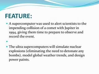 Super computer | PPTX