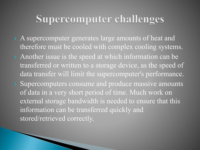 Supercomputer | PPTX