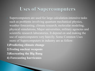 Supercomputer | PPTX