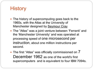Super computer | PPTX