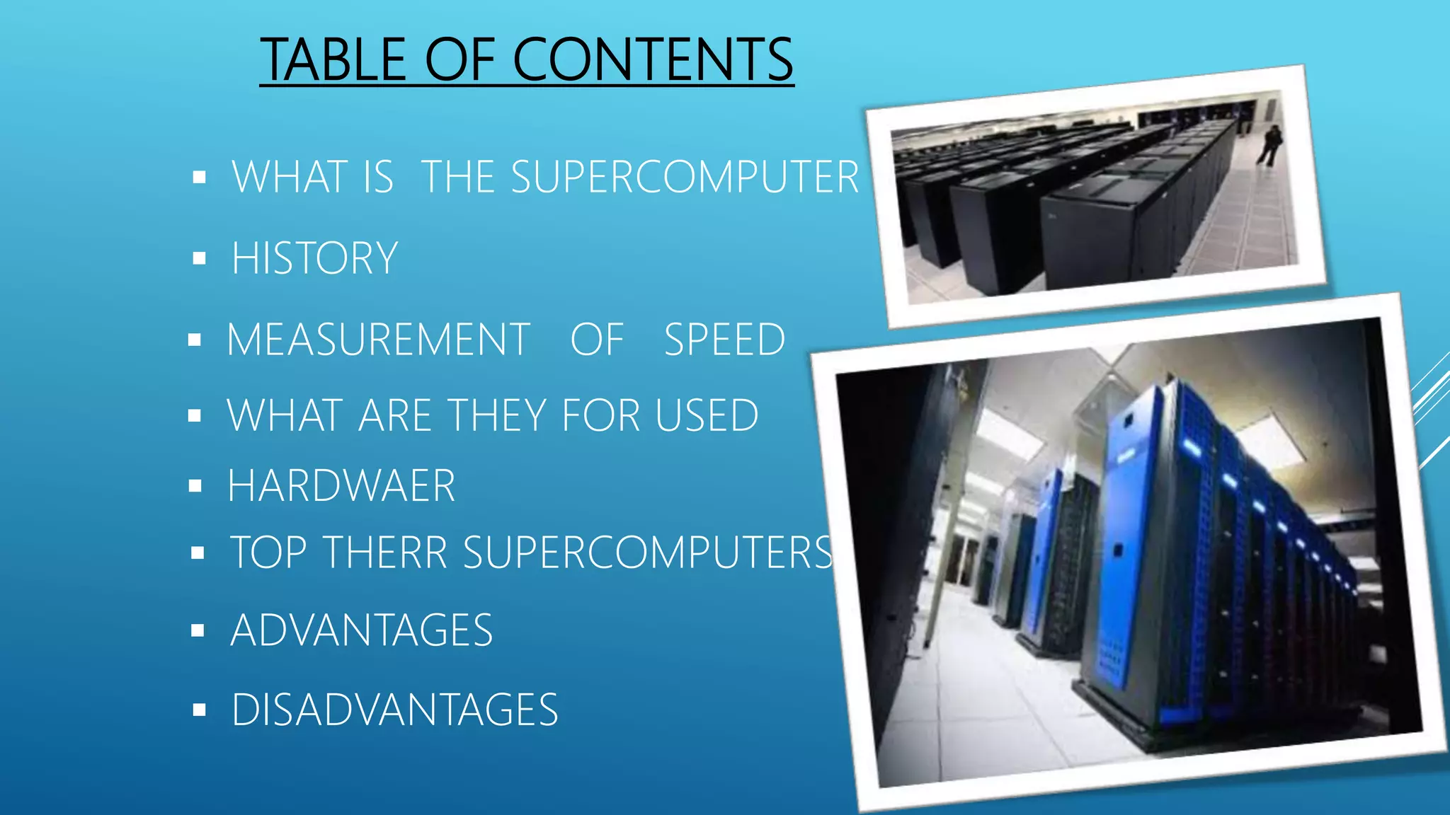 Super computer | PPTX