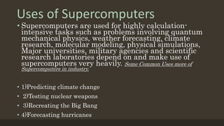 Supercomputer @ manarat university by reza | PPTX