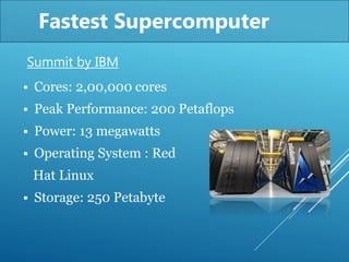 Supercomputers | PPTX