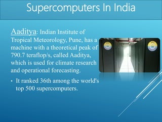 Supercomputers | PPTX