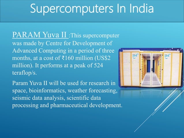 Supercomputers | PPTX | Computing | Technology & Computing