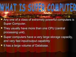 Supercomputer Final Pps