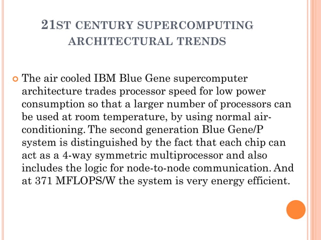 Supercomputers | PPT | Free Download