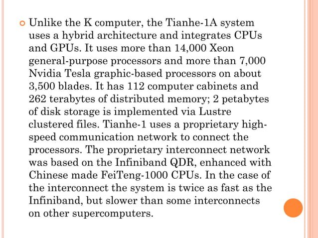 Supercomputers | PDF