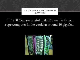 Super computers | PPT | Operating Systems | Computer Software and ...