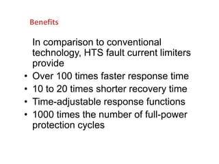 Superconducting fault current limiters | PPT