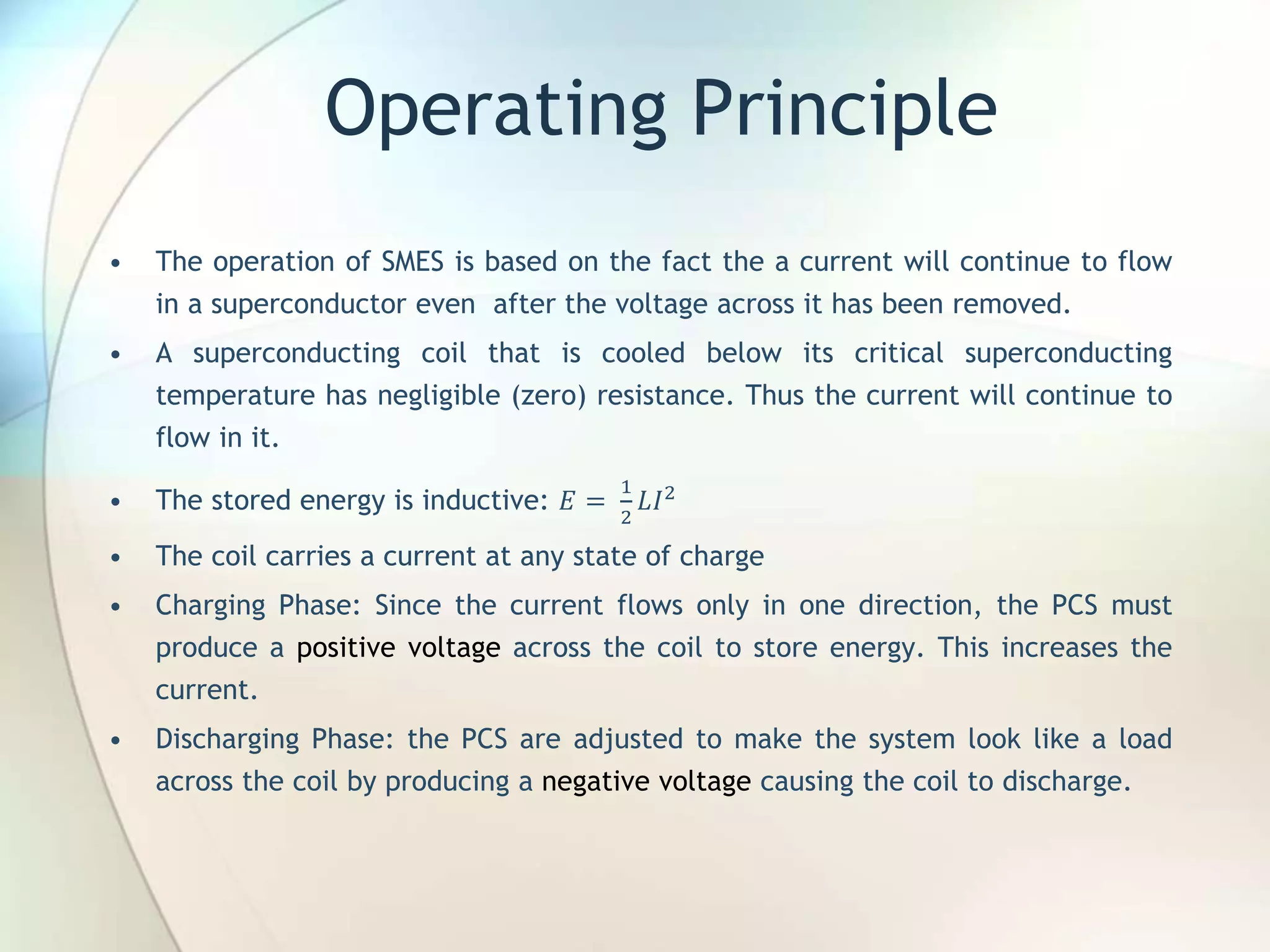 Superconducting magnetic energy storage | PPTX