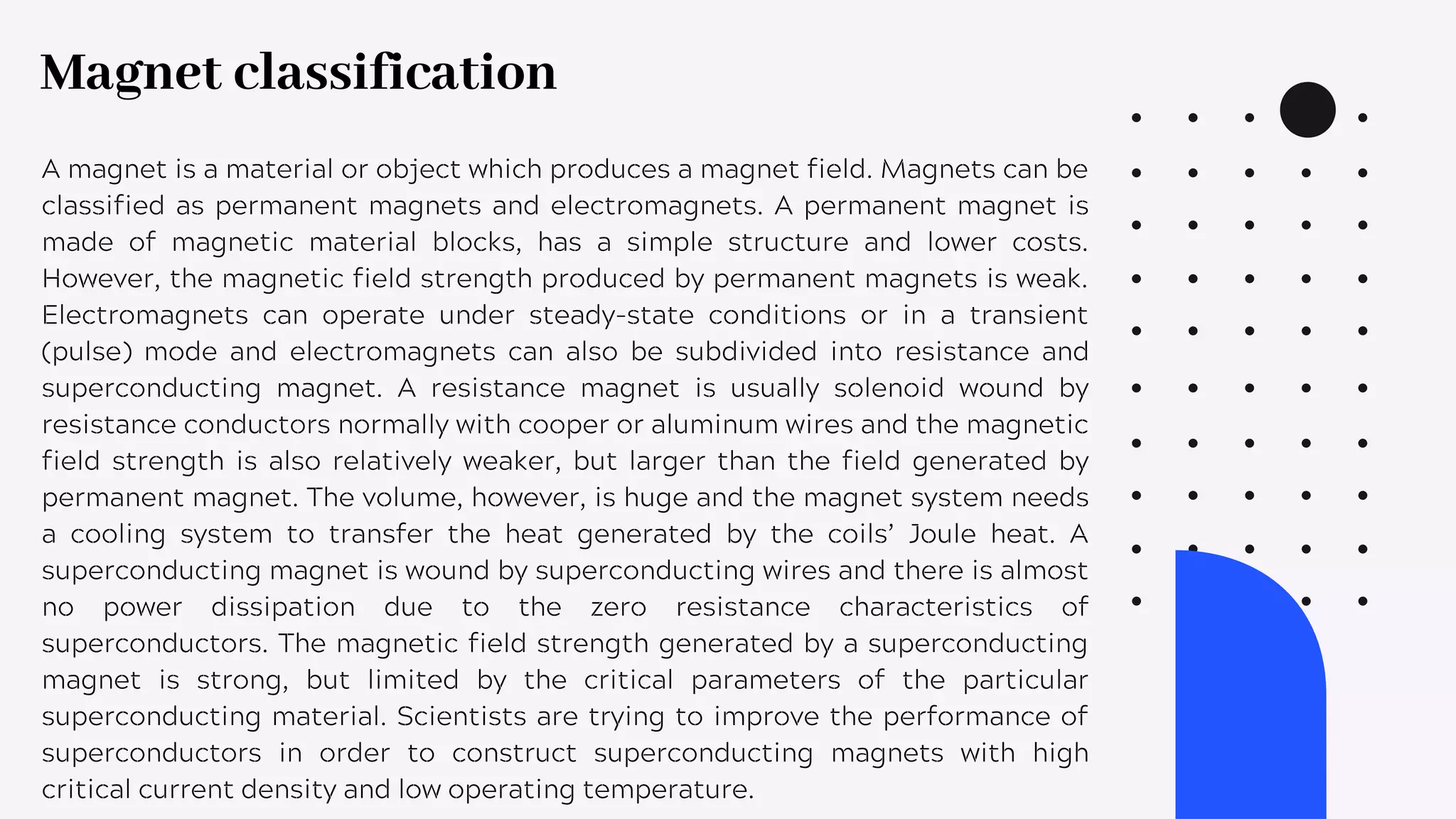 Superconducting magnets on Material Science | PDF