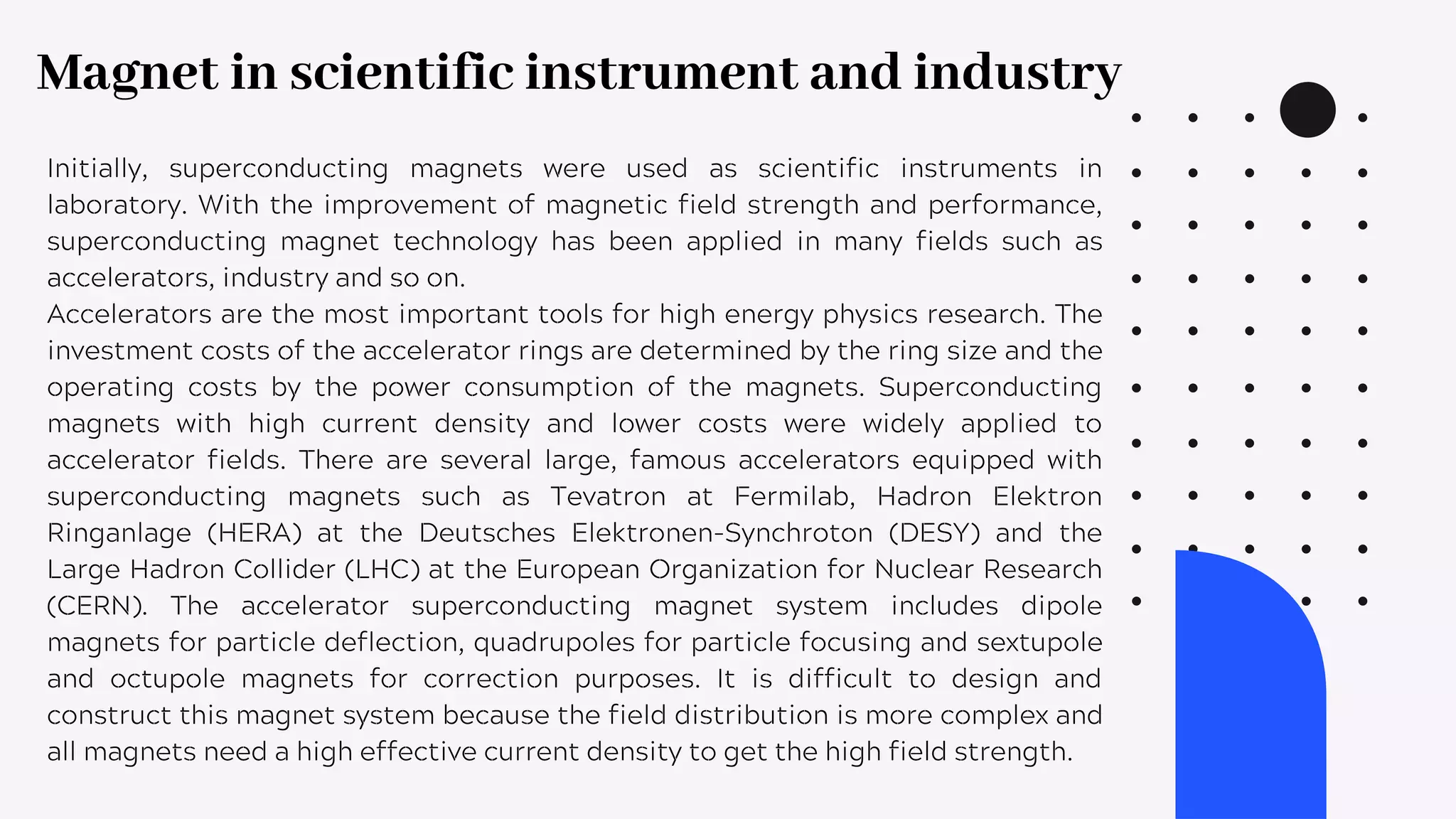 Superconducting magnets on Material Science | PDF