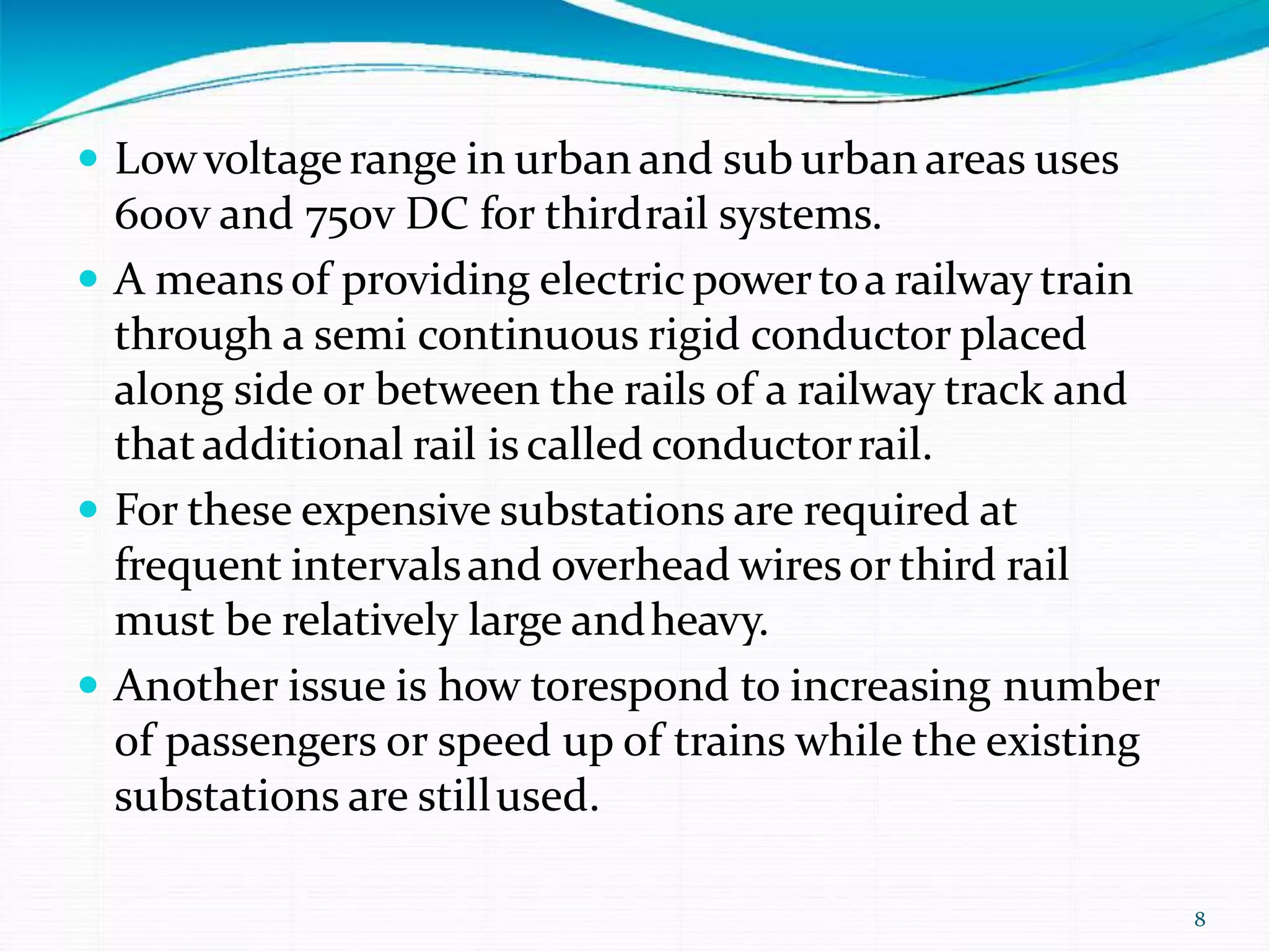 ppt on the Super conducting power cable in dc electric railway systems ...