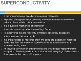 Superconductivity | PPTX