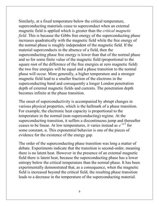 Superconductivity | PDF | Chemistry | Science